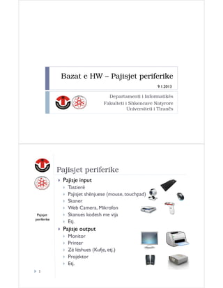 Leksioni 9 pajisjet periferike | PDF