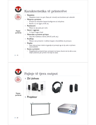 Leksioni 9 pajisjet periferike | PDF