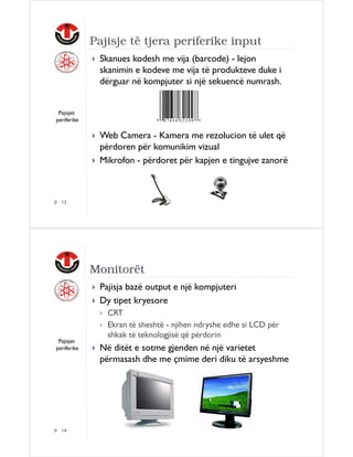 Leksioni 9 pajisjet periferike | PDF