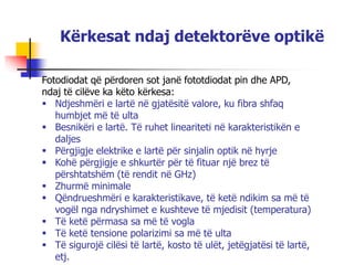 Leksion nr. 7-Detektoret optike engineer | PPT