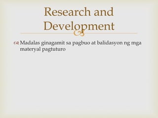 Leksyur at palihan sa aksiyong pananaliksik | PPTX