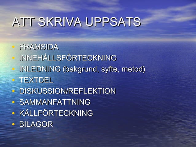 Lektion se 5513-bildspel_uppsatsskrivning[1] | PPT