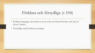 Lektion 2 informell och formell stil | PPTX