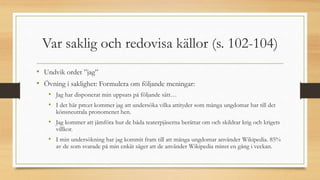 Lektion 2 informell och formell stil | PPTX