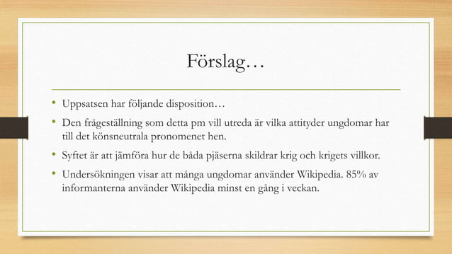 Lektion 2 informell och formell stil | PPTX | Education