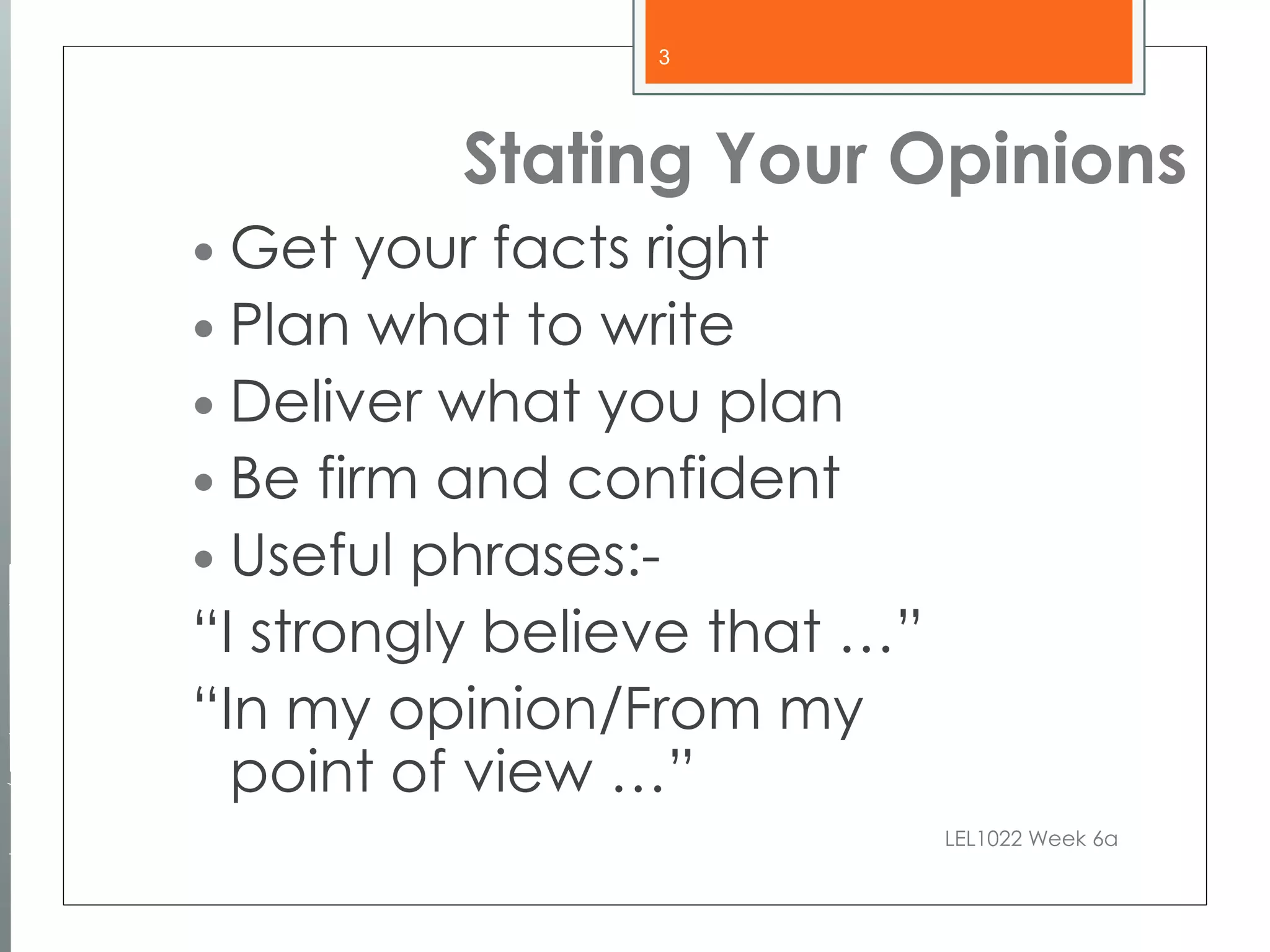 Lel1022 week 6a | PDF