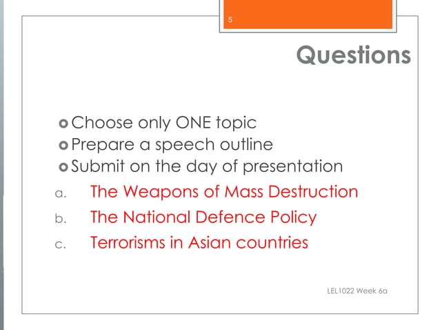 Lel1022 week 6a | PDF