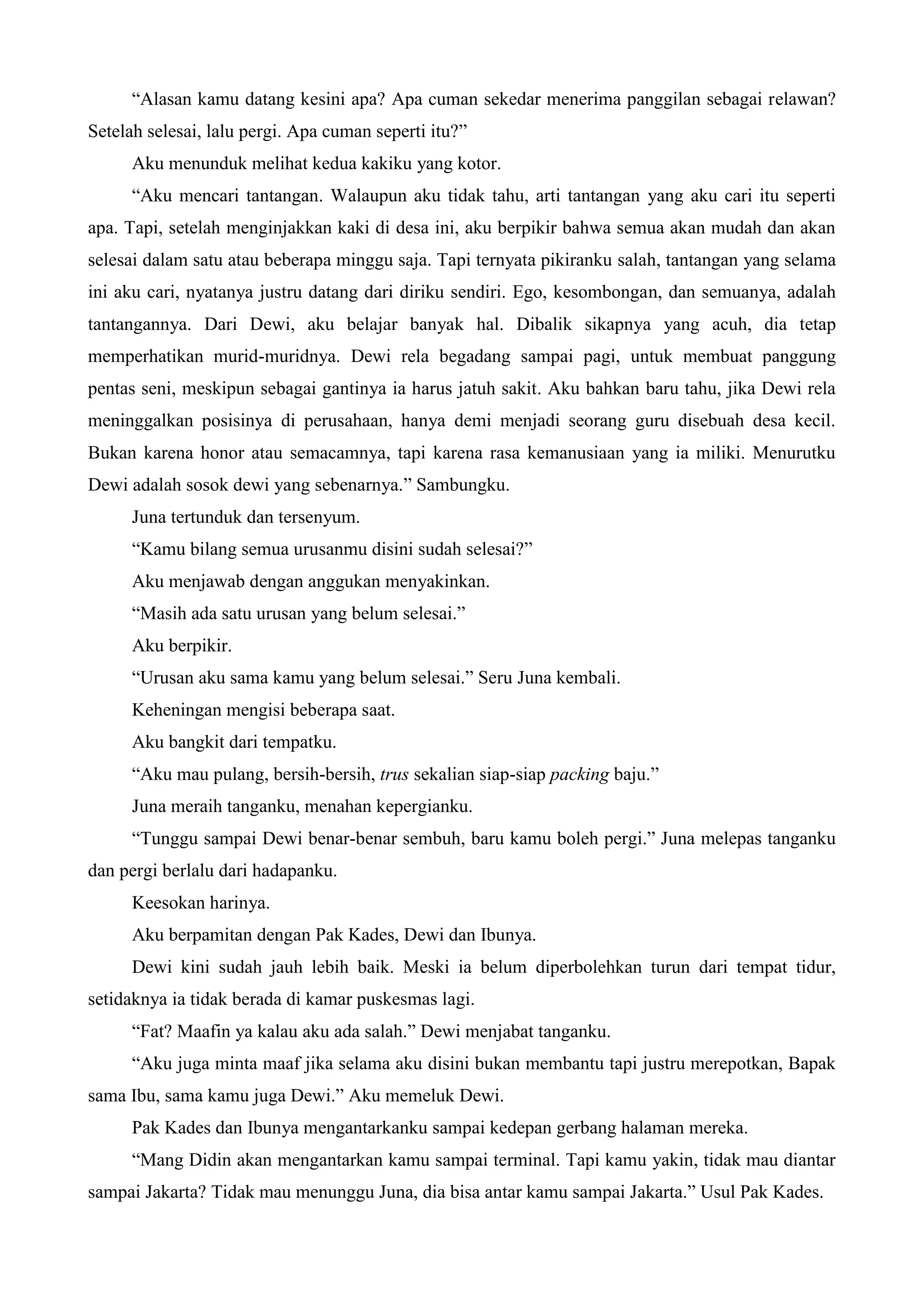 Cerita yang gak tahu arahnya kemana | PDF