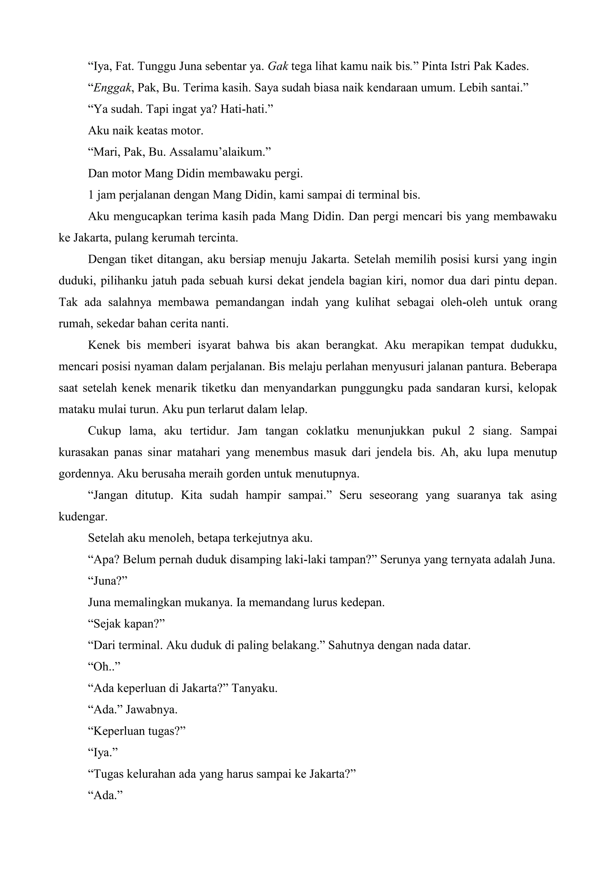 Cerita yang gak tahu arahnya kemana | PDF