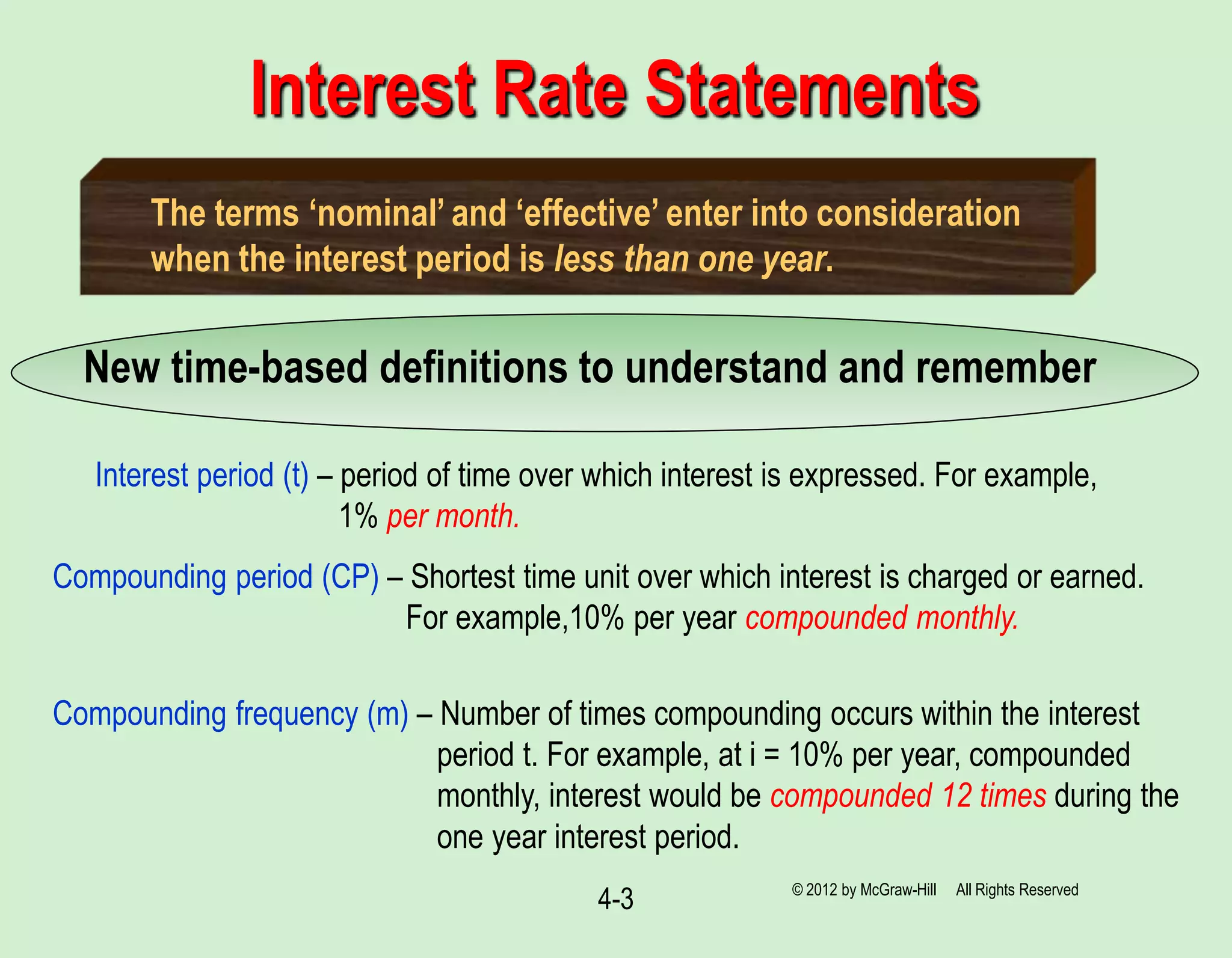 Leland_Tarquin_Engineering_Economy_Chapter_4_Nominal_Effective_Interest ...