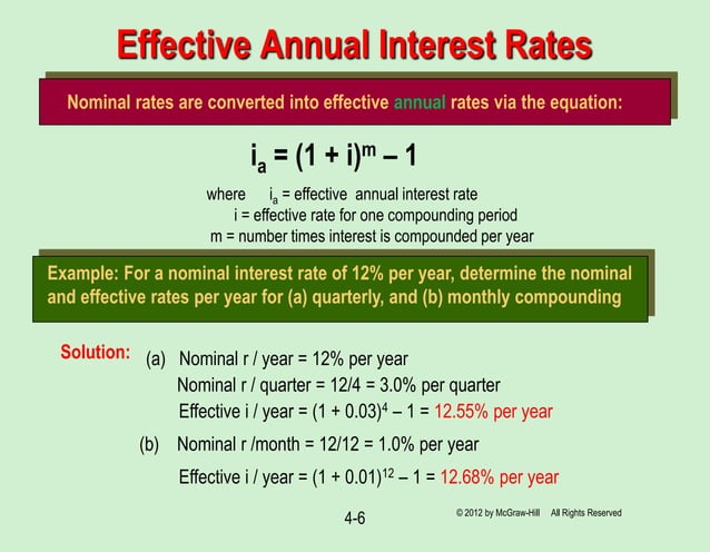 Leland_Tarquin_Engineering_Economy_Chapter_4_Nominal_Effective_Interest ...
