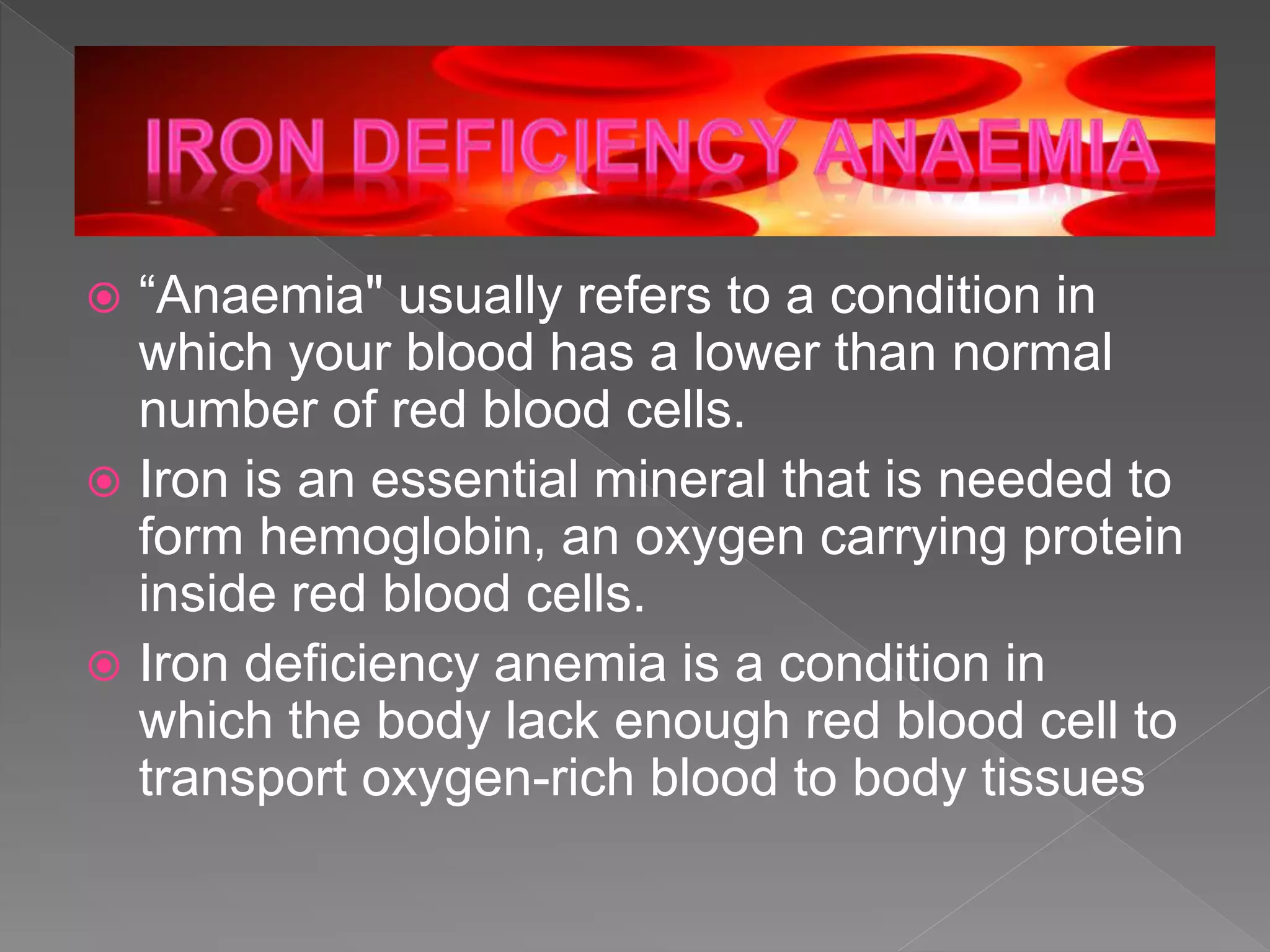 Iron Deficiency | PPT