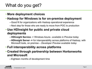 Introduction to Microsoft HDInsight and BI Tools | PPT