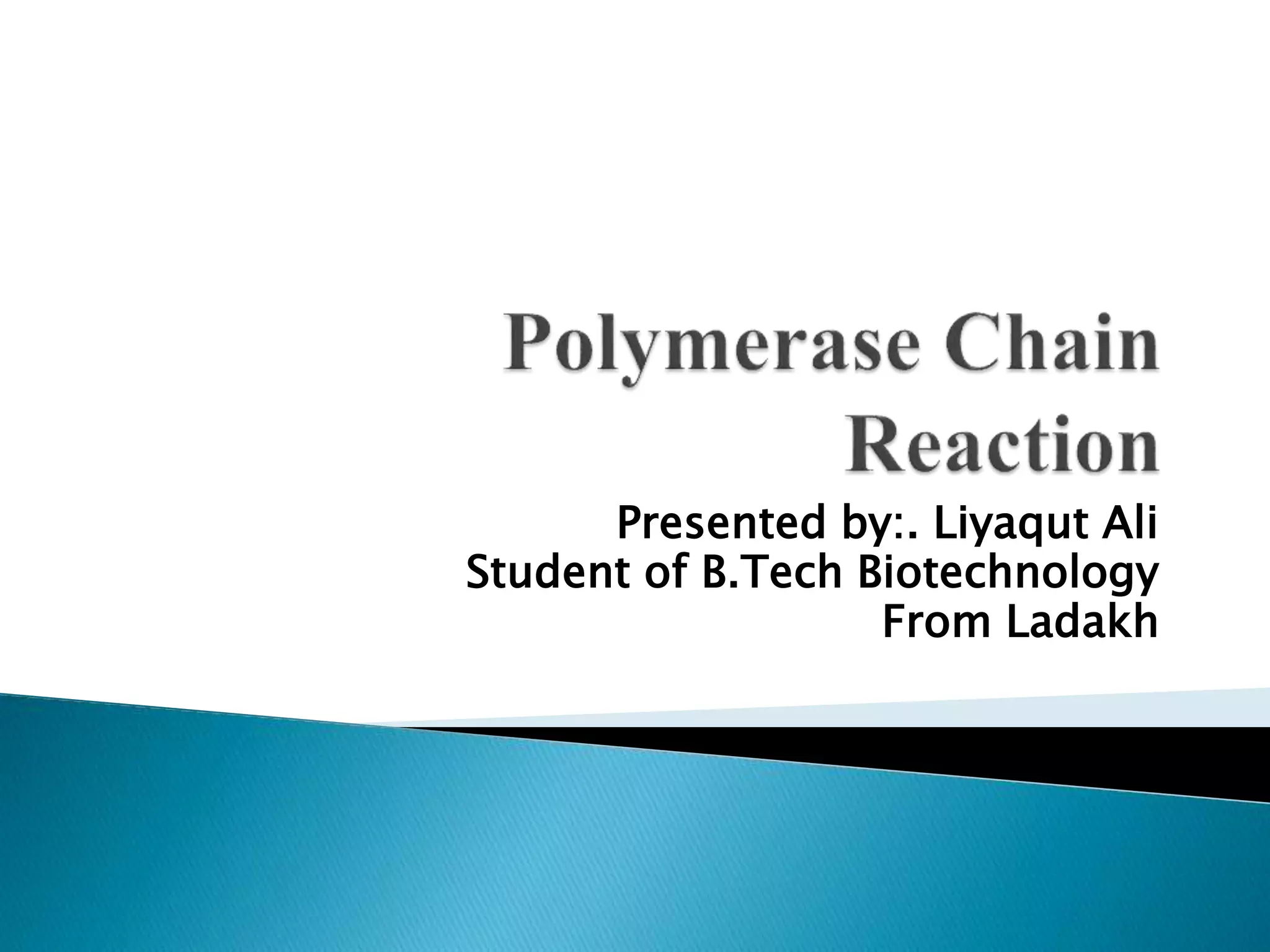 Polymerase Chain Reaction (PCR) | PPT