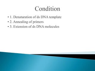 Polymerase Chain Reaction (PCR) | PPTX