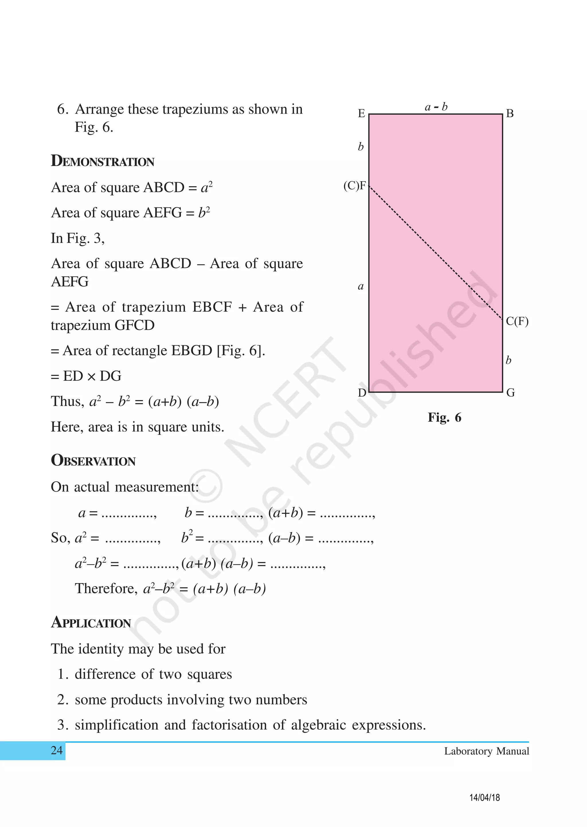 Maths practical activities class 9.pdf | Homework and Study | Education