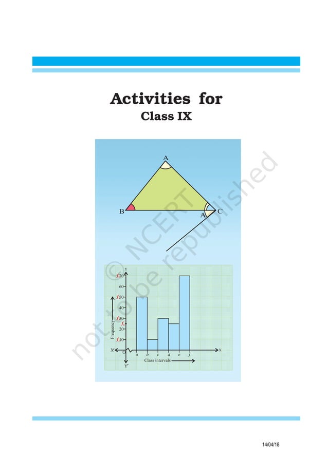 Maths practical activities class 9.pdf | Homework and Study | Education