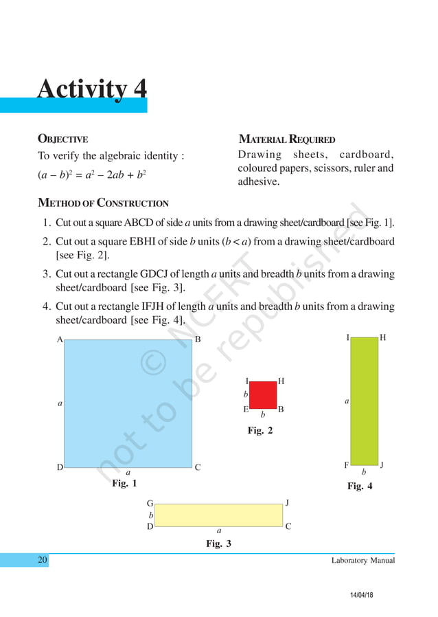 Maths practical activities class 9.pdf | Homework and Study | Education