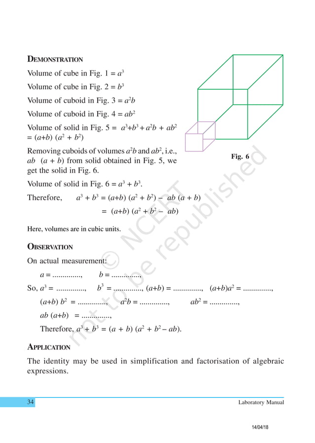 Maths practical activities class 9.pdf | Homework and Study | Education