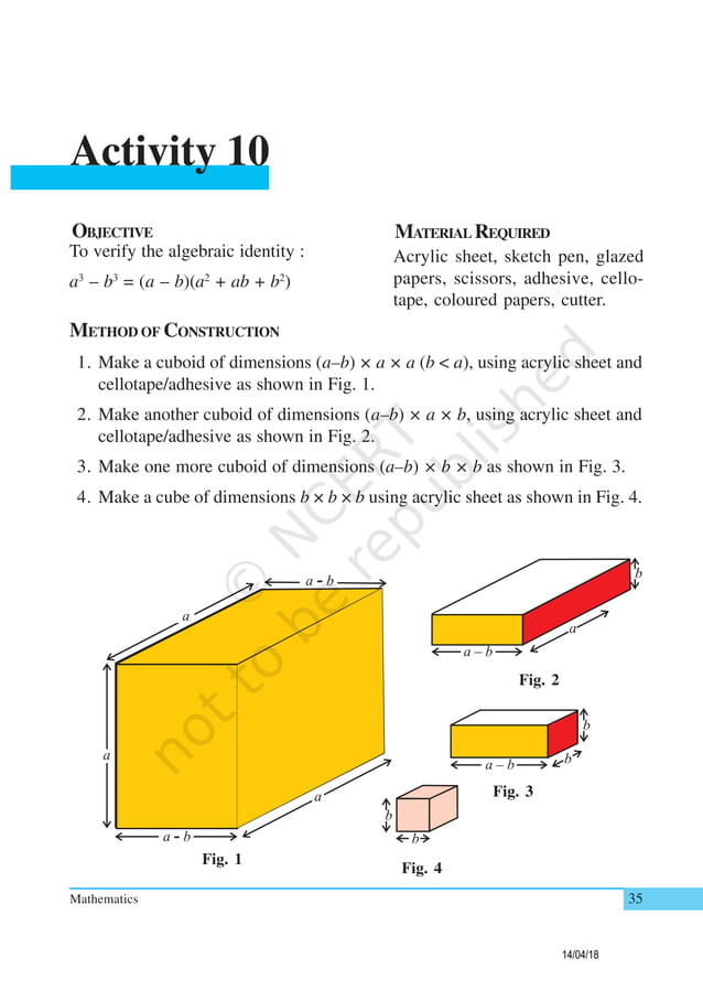 Maths practical activities class 9.pdf | Homework and Study | Education