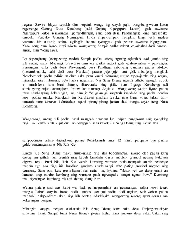 Leluhur Wong Jawa Dari Rembang | PDF