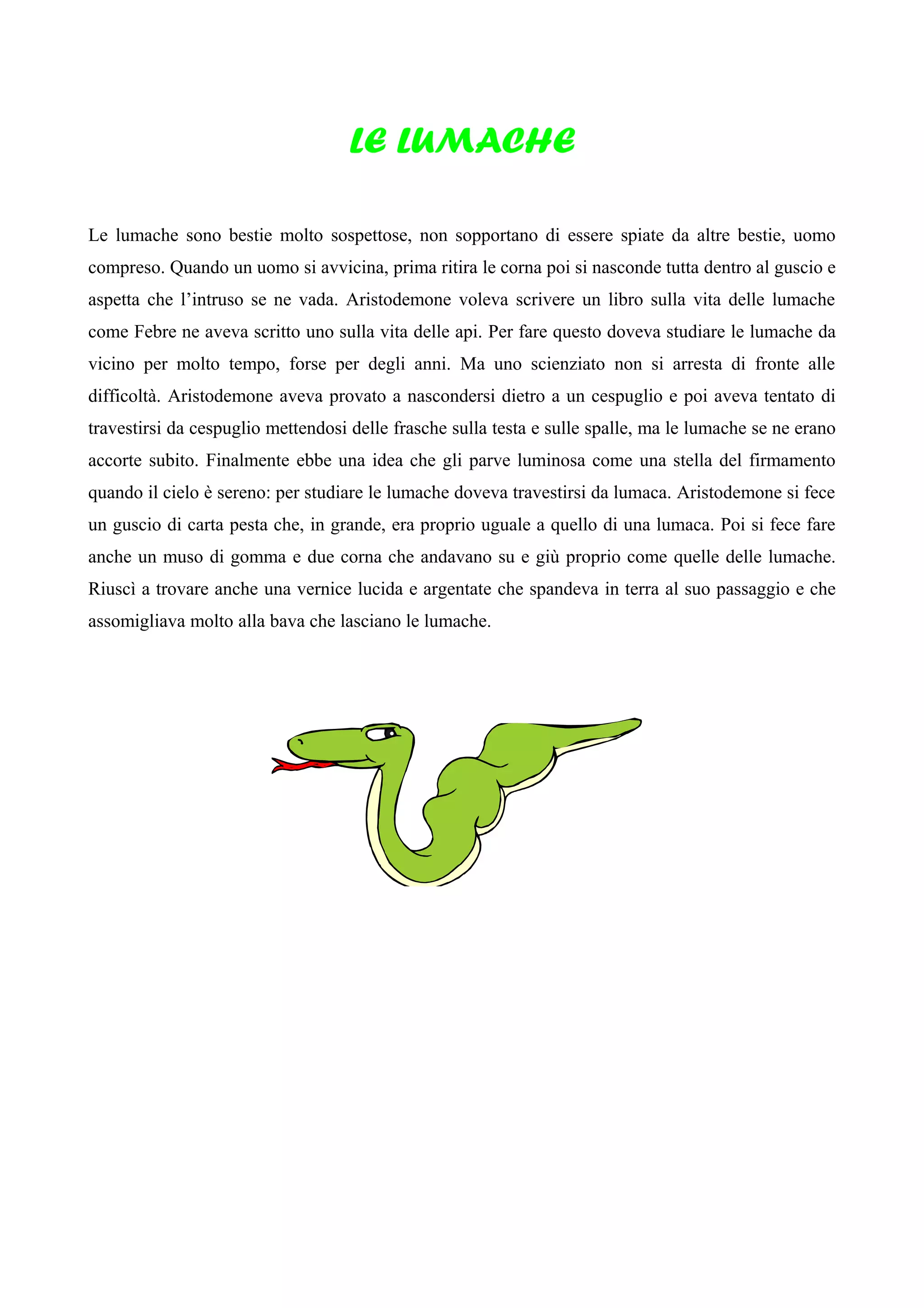 Le lumache | DOC