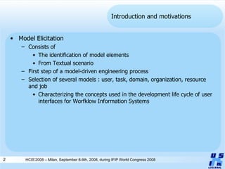 Interface Model Elicitation from Textual Scenarios | PPT