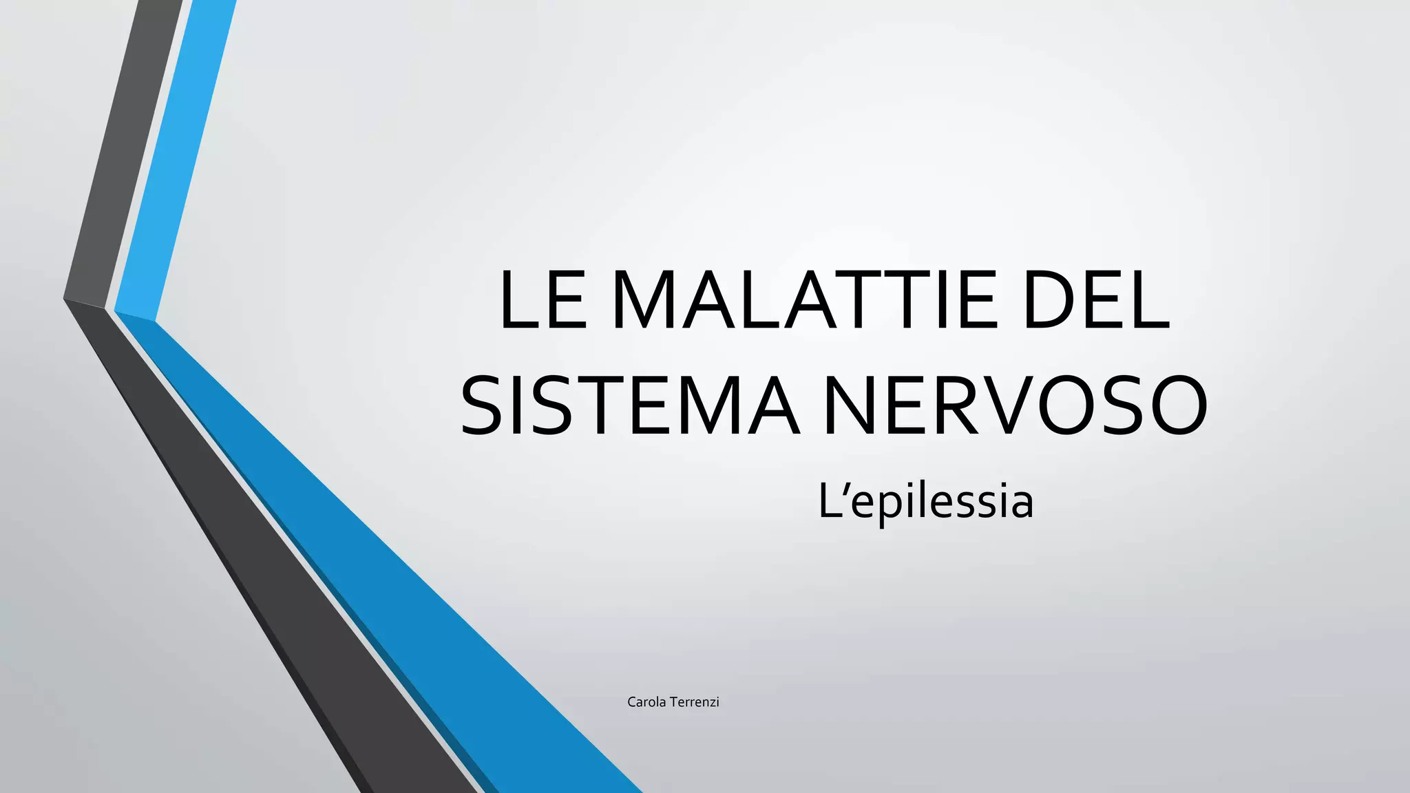 L'epilessia | PPTX