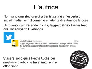 Le mappe dei quartieri viventi – studiare Genova con i social media | PPTX | Technology & Computing