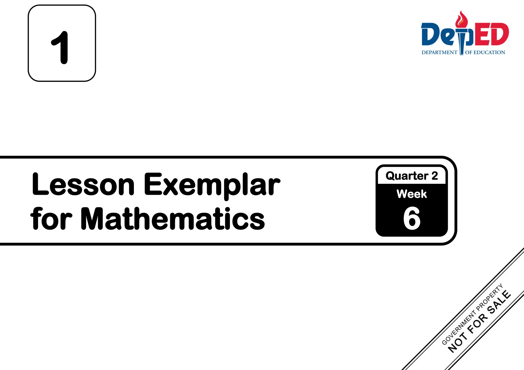 math exemplar grade 1 quarter 1 week six | PDF