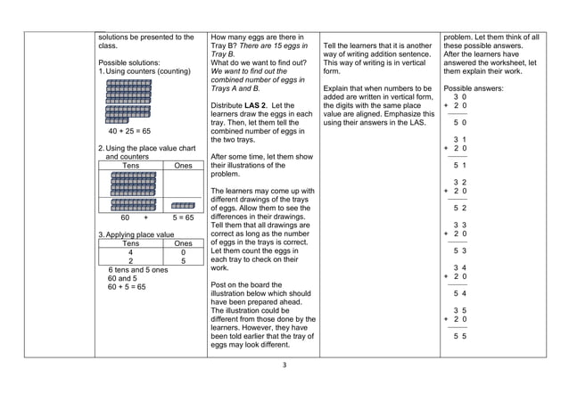 math exemplar grade 1 quarter 1 week six | PDF