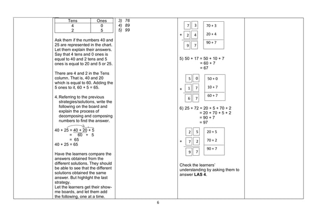 math exemplar grade 1 quarter 1 week six | PDF