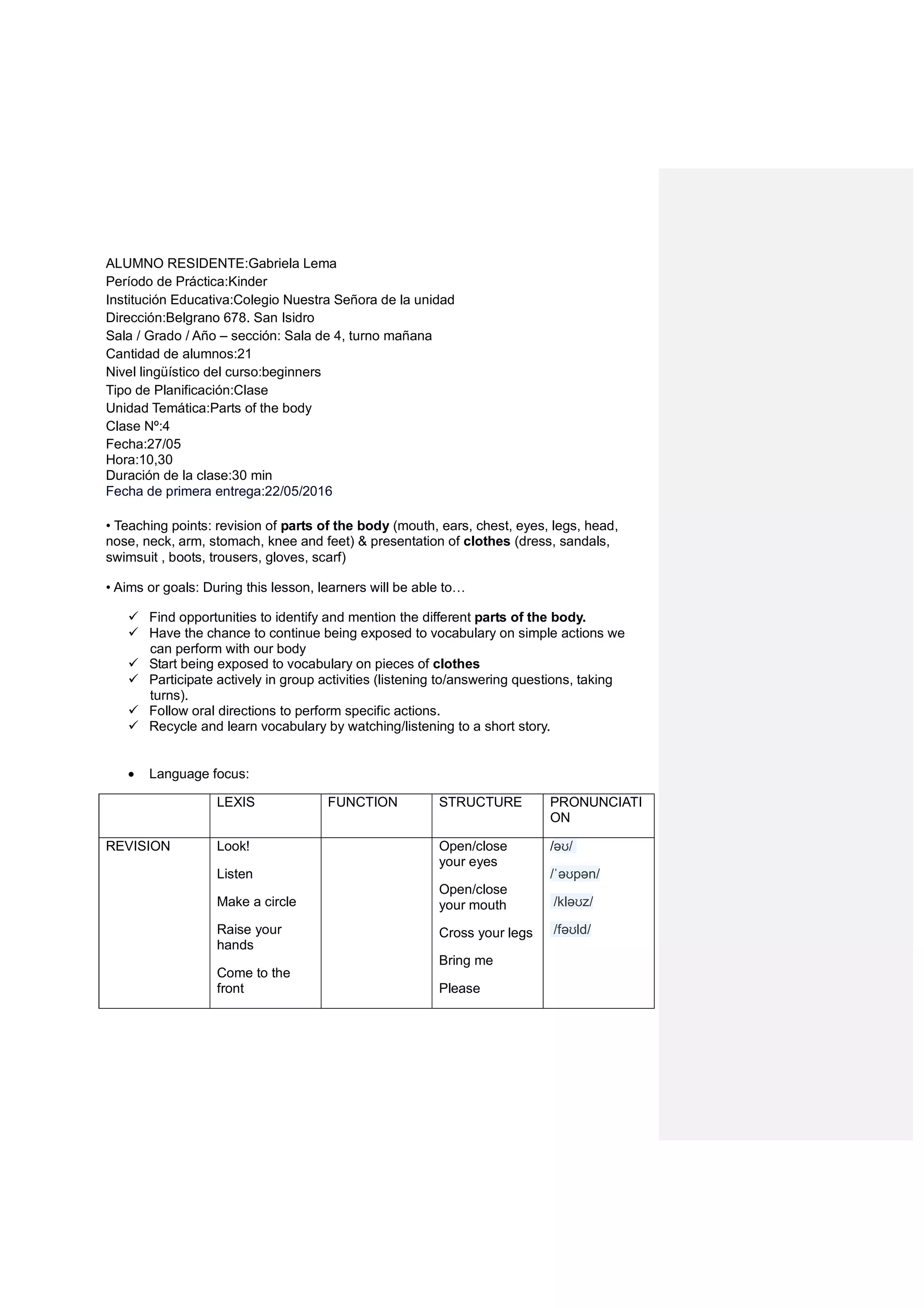 Lema – tpd – lesson plan 4 8 | PDF