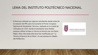 Lema y porra del (IPN) .pptx
