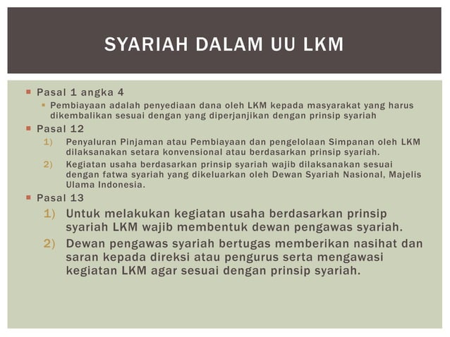Lembaga Keuangan Islam di Indonesia | PDF