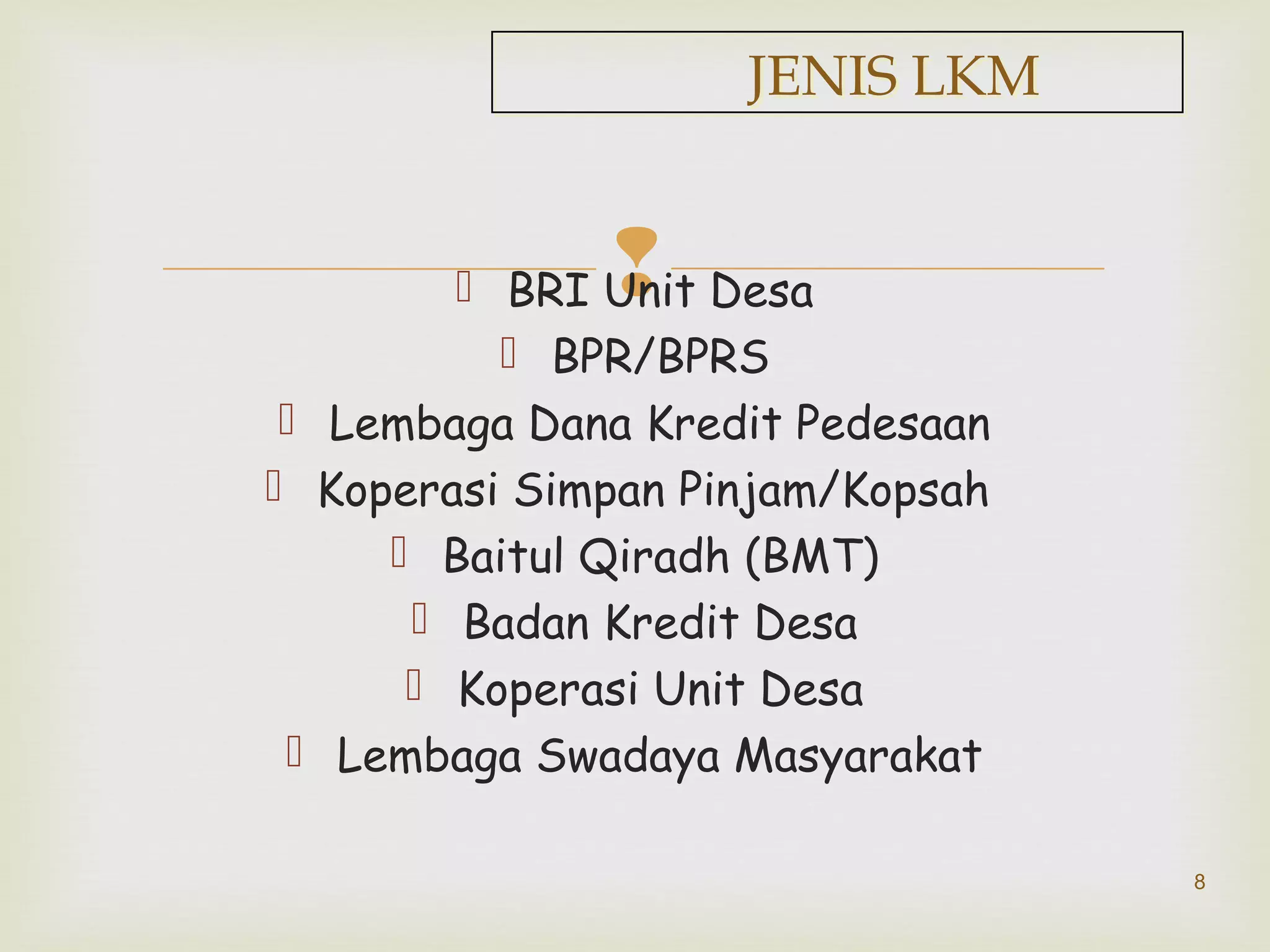 Lembaga Keuangan Mikro Syariah | PPT