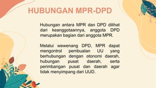 HUBUNGAN ANTAR LEMBAGA NEGARA | PPTX