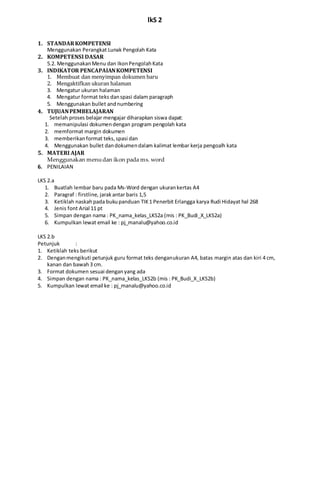 Lembar kerja-siswa-tik-kelas-x-1 | DOCX