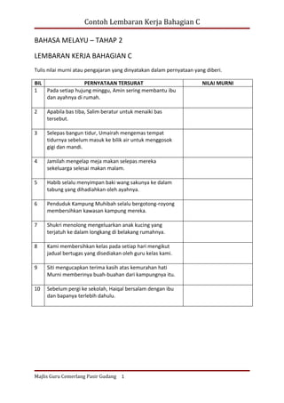 Lembaran bm bhgn c | DOC
