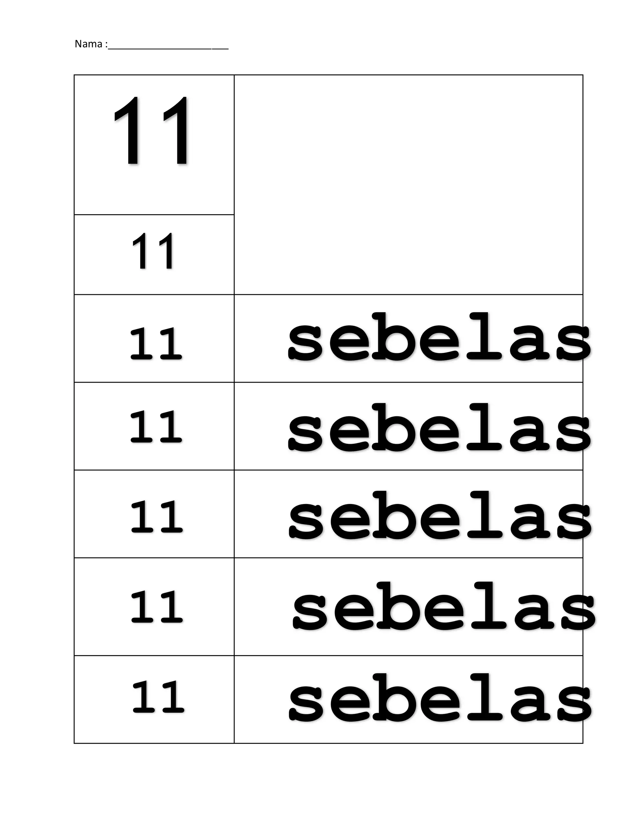 Lembaran kerja 11 20 | PDF