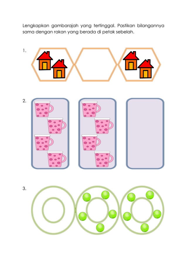 Lembaran Kerja Darab, Bahagi dan Pecahan Tahun 2 | PDF