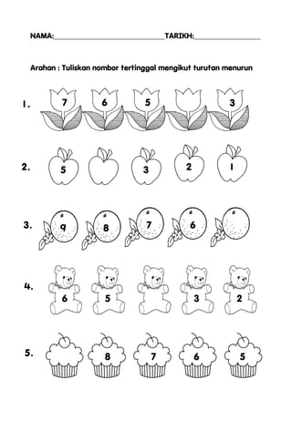 Lembaran kerja mate 1 | PDF