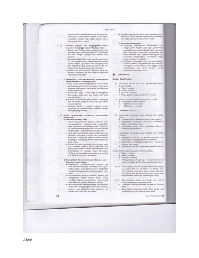 Skema jawapan STPM Lembaran praktis ( LP ) geo sem 1 | PDF | Science