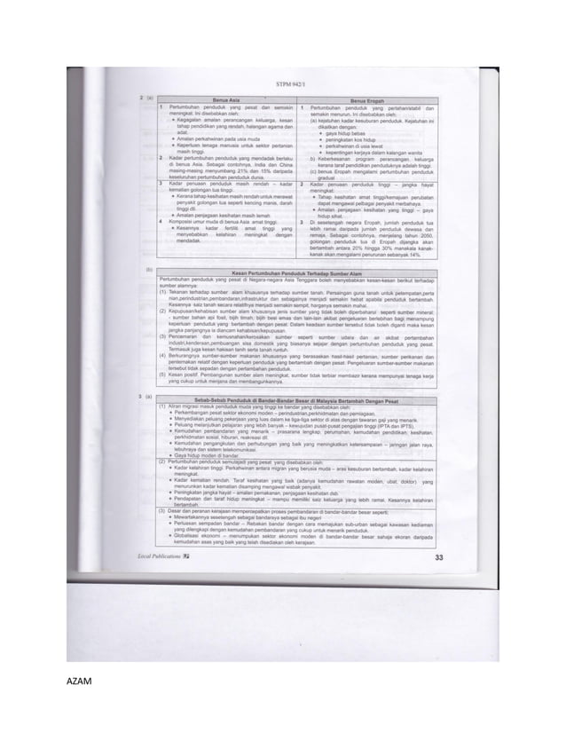 Skema jawapan STPM Lembaran praktis ( LP ) geo sem 1 | PDF | Science