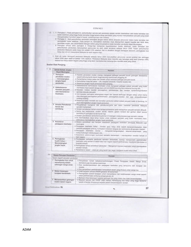 Skema jawapan STPM Lembaran praktis ( LP ) geo sem 1 | PDF | Science