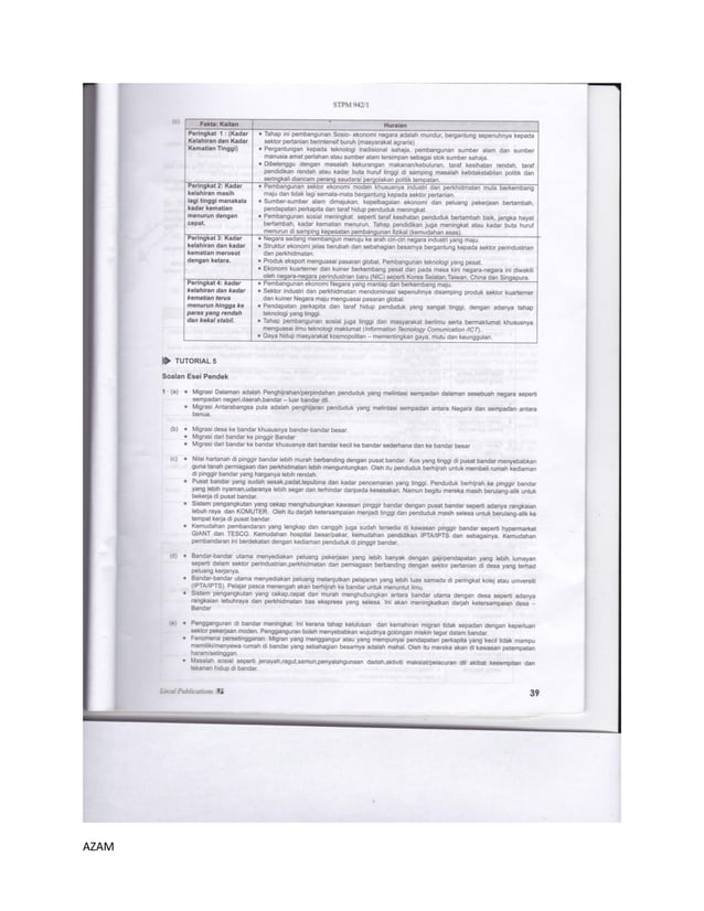 Skema jawapan STPM Lembaran praktis ( LP ) geo sem 1 | PDF | Science