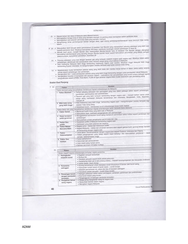 Skema jawapan STPM Lembaran praktis ( LP ) geo sem 1 | PDF | Science