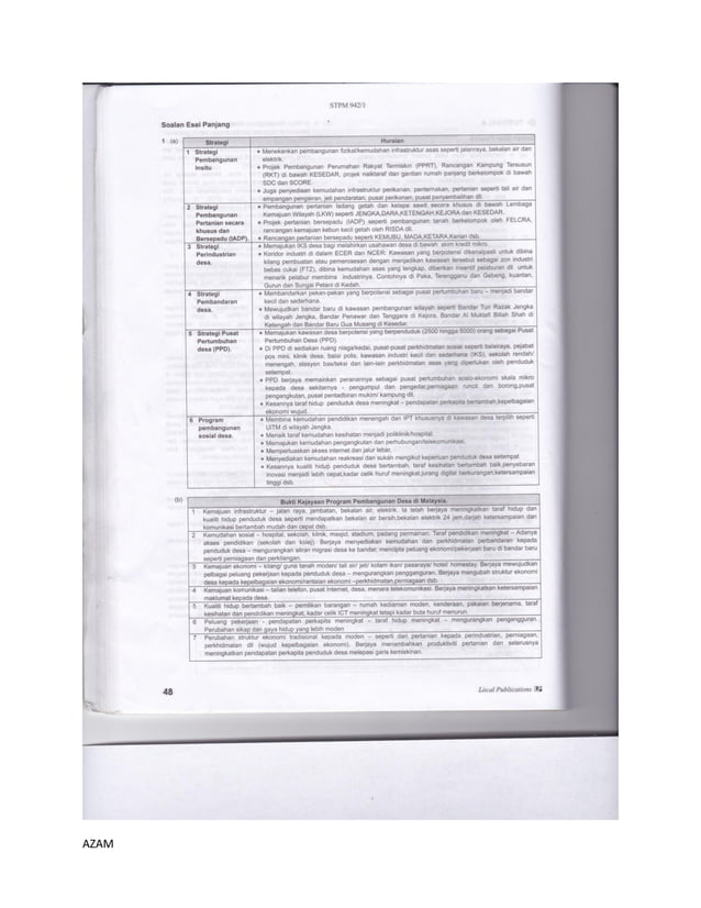 Skema jawapan STPM Lembaran praktis ( LP ) geo sem 1 | PDF | Science