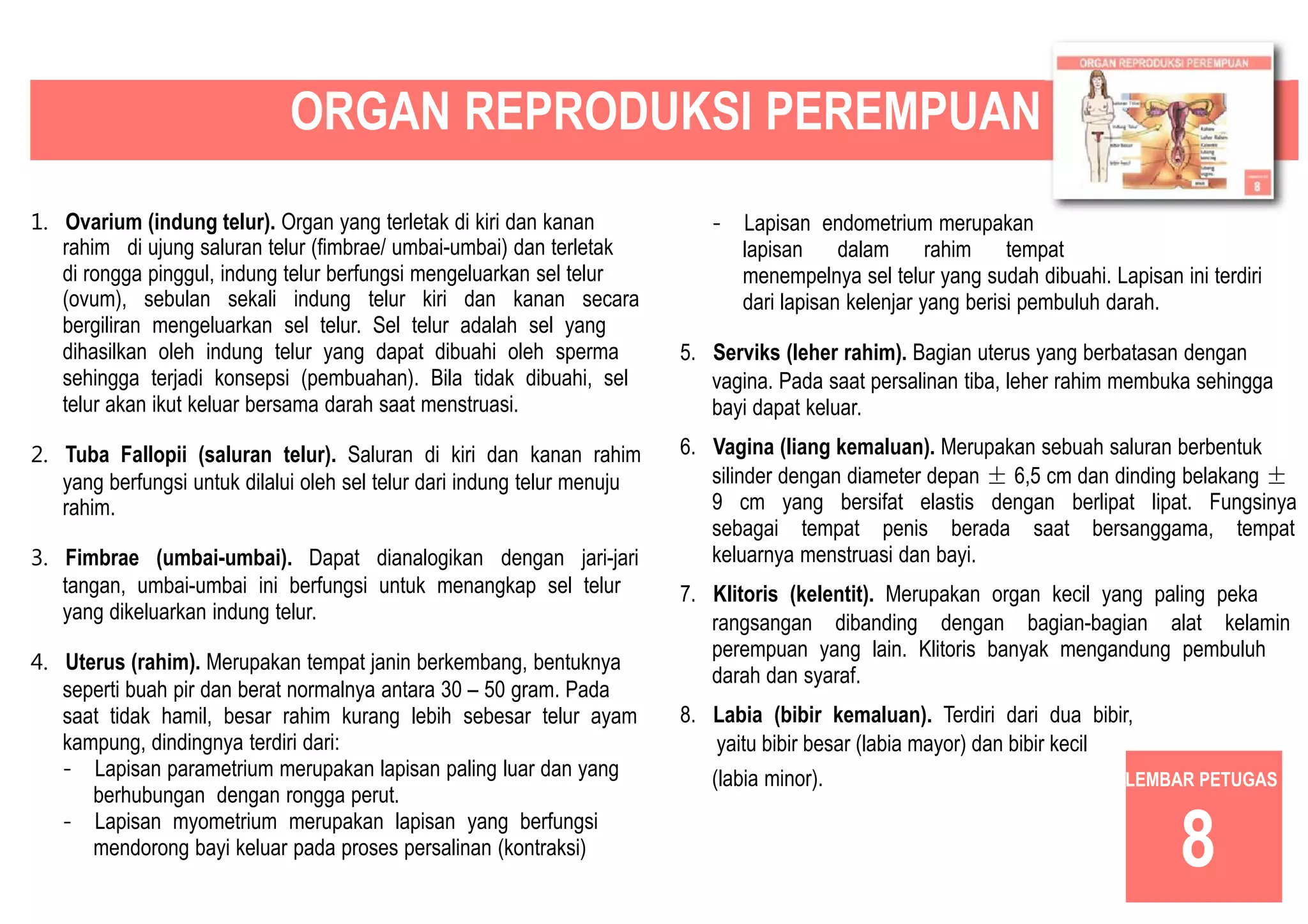 Lembar balik kesehatan reproduksi dan seksial bagi calon pengantin | PDF