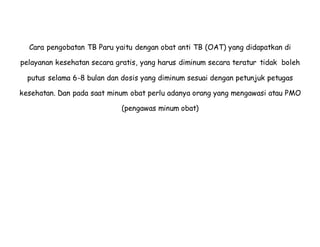 Lembar Balik TB Paru | DOCX